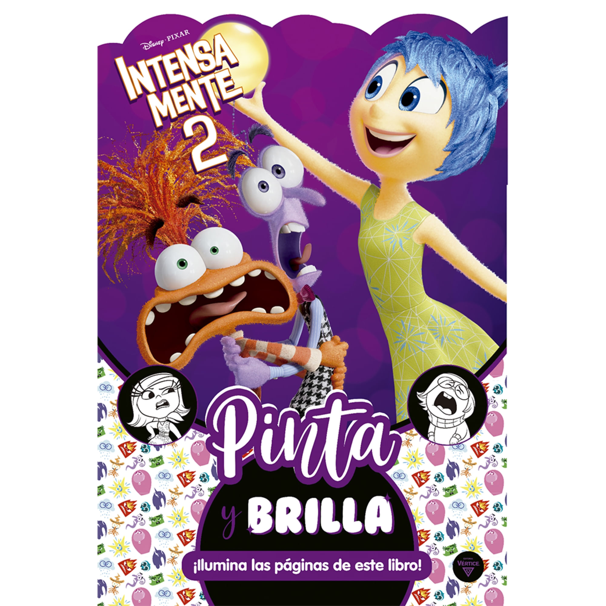 Libro Intensamente 2 Pinta Y Brilla-Violeta - Carrefour